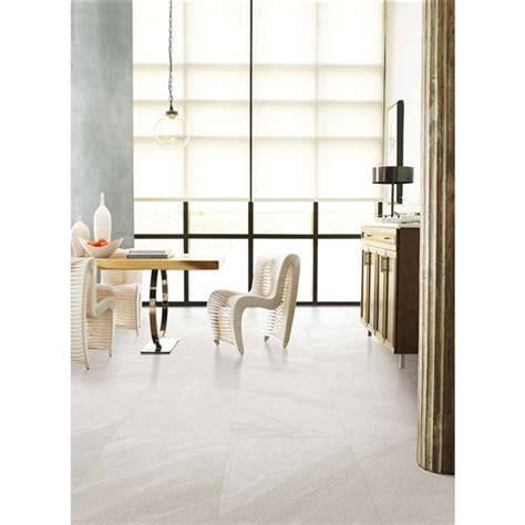Mono Serra Nirvana White 24 In X 24 In Porcelain Tile 4 Pack Lg 540