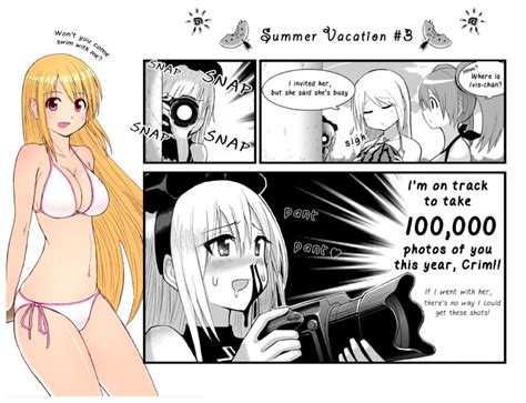 Crimrose Lily Rain And Ivis Cosmic Break Drawn By Morizo Cs Danbooru