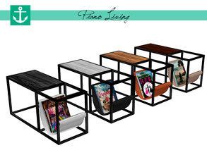 The Sims Resource Objects New Meshes Acrylic Console Table End
