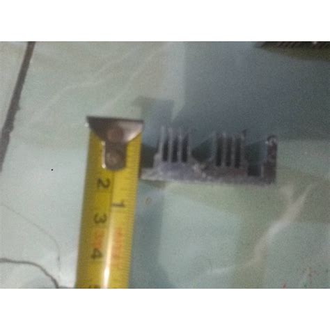 jual heatsink hs pendingin aluminium bekas untuk 5 transistor 3 depan