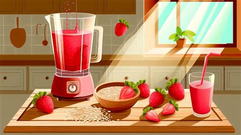 Receta De Licuado De Avena Con Fresa Comienza Tu Día Con Energía Mui