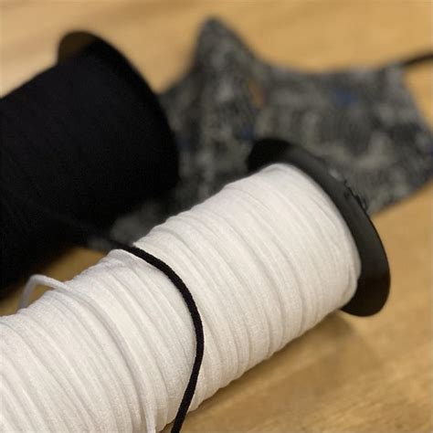 Soft Cord Elastic 3mm Hypoallergenic