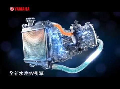 YAMAHA SMAX水冷4V引擎作動模擬影片 Mobile01 YouTube