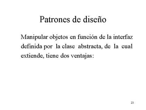 PATRONES DE DISEO 1 Patrones En Las Distintas