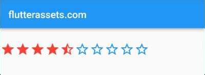 Nice And Simple Flutter Star Rating Widgets For Your Project
