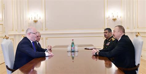 Ilham Aliyev Received Georgian Defense Minister Official Web Site Of