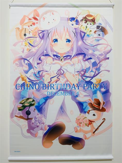 【點兔】日版 B2掛軸 智乃生日派對 Chino Birthday Party 周邊 請問您今天要來點兔子嗎 香風智乃 蝦皮購物