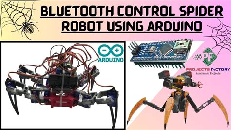 Bluetooth Control Spider Robot Using Arduino Youtube