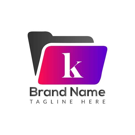 Premium Vector Abstract K Letter Modern Initial Lettermarks Logo Design