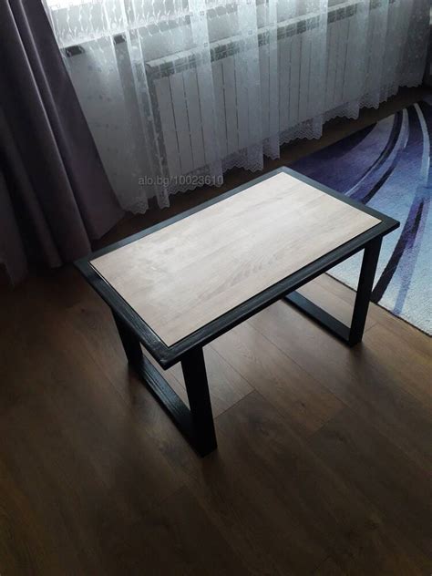 Стилна масичка за кафе Маса Мебели за дома и офиса София Красива холна масичка от желя