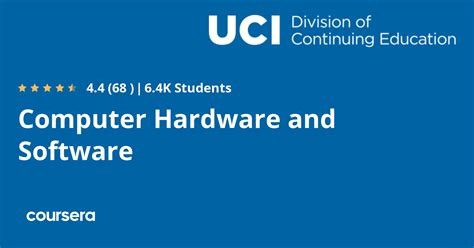 Computer Hardware And Software Coursya