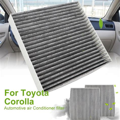 자동차 꽃가루 캐빈 에어 필터 도요타 아우리스 아벤시스 캠리 코롤라 힐럭스 Rav4 프리우 티몬