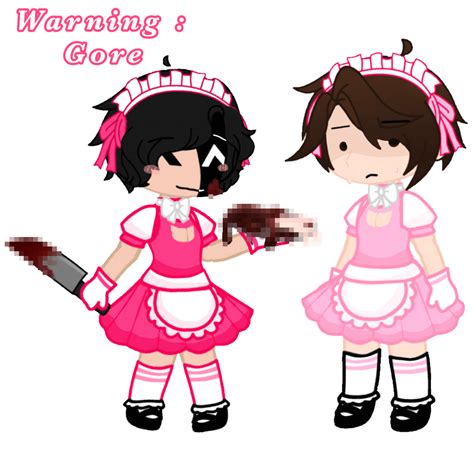 Cesar And Mark Cafe Maid Gacha Anime Disney Characters Marks