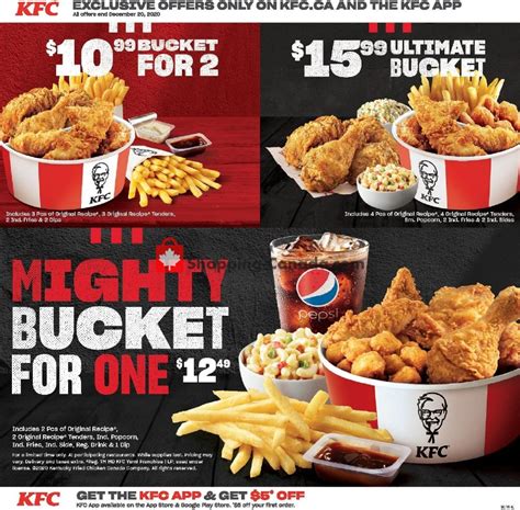 Kfc Canada Flyer Special Offer Nl October 27 December 20