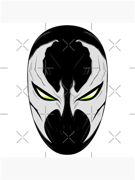Spawn Face Stencil Halloween Glitter Tattoo Stencils Scary Clowns