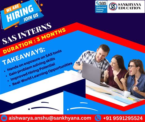 Hiring Intern Internship Internships Internshipopportunity Sasprogramming Sas