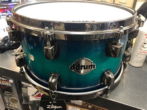 Ddrum Custom Maple Snare 2017 Turquoise Burst Reverb