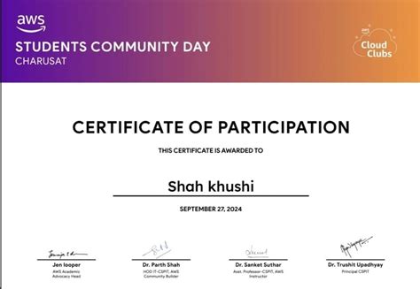 Khushi Shah On Linkedin Aws Cloudcomputing Continuouslearning