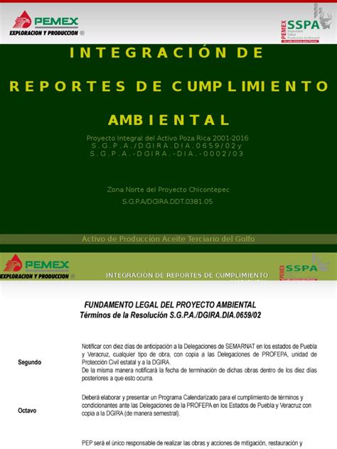 Pdf 001reporte De Cumplimiento Ambiental Dokumentips