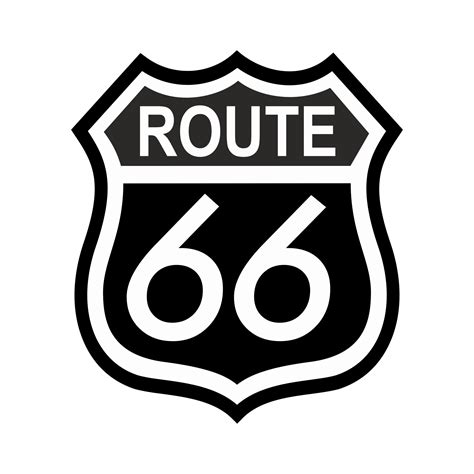 Route 66 Clipart Dxf Eps Svg Png Vector CNC Plasma Laser Etsy Canada