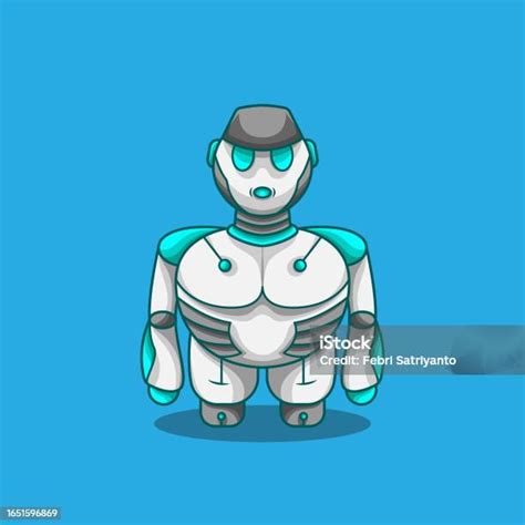 Islamic Character Mascot Robot Futuristic向量圖形及更多人工智能圖片 人工智能 人工造的 人造