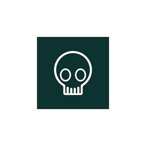 해골 아이콘 프리미엄 벡터