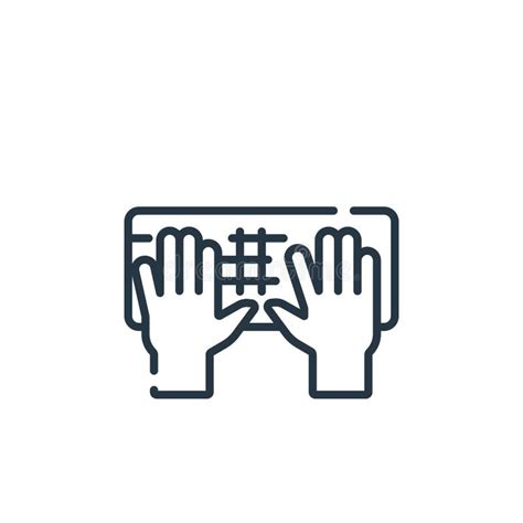 Input Icon Vector From Programming Concept Thin Line Illustration Of