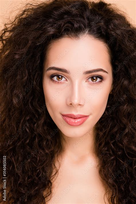 Vertical Close Up Photo Beautiful She Her Lady Show Hygiene Facial Skin Healthy Condition Laser