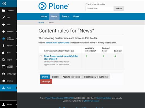 content trigger — collective ifttt documentation