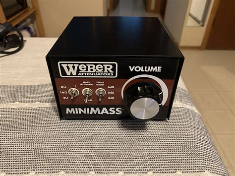 Weber Mini Mass 50w Guitar Amp Attenuator Reverb
