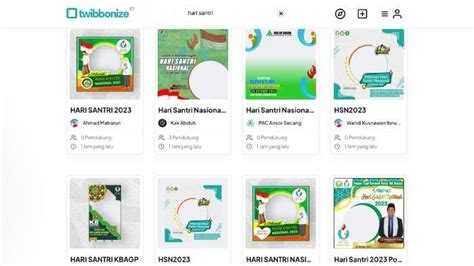 25 Link Twibbon Hari Santri Nasional 2023 Gratis Dan Cara Buat Cocok
