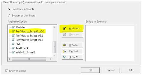 LoadRunner Manual Scenario How To Prepare