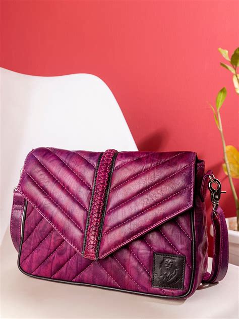 Buy Abelardo De Moda Textured Leather Shopper Sling Bag Handbags For