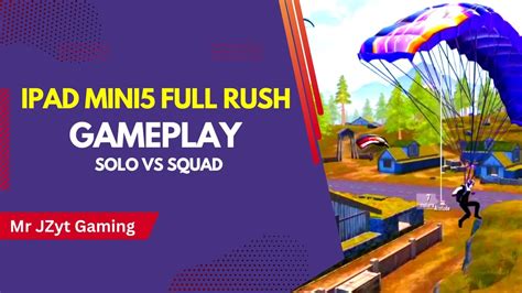 Ipad Mini5 Full Rush Gameplay 8 Kills Solo Pubg Mobile Mr Jzyt