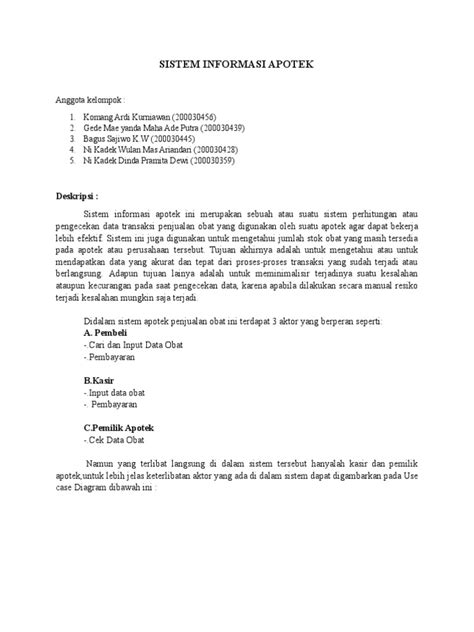 Sistem Informasi Apotek Revisi Pdf