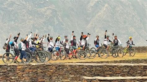 भोटेकोशीमा पर्यटन प्रवर्द्धनका लागी साइकल यात्रा जुगल खबरजुगल खबर