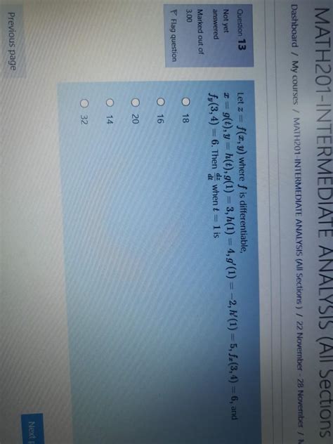 Solved Math201 Intermediate Analysis All Sections Dashboard