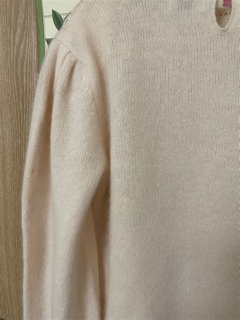 빈티지 히메 갸루 앙고라 진주 니트 후루츠패밀리