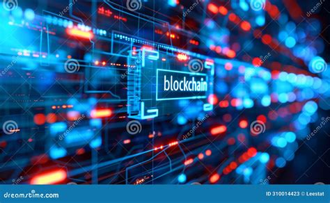 Harnessing Big Data Analytics And Blockchain Technology For Ai Advancements Stock Illustration