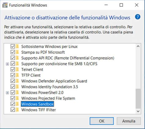 Windows Sandbox A Cosa Serve E Come Attivarla
