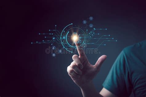 Secure Identity Scan Stock Illustration Illustration Of Monitor 10574124