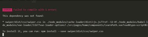 vue 新版swiper导入css错误 凉城i 博客园