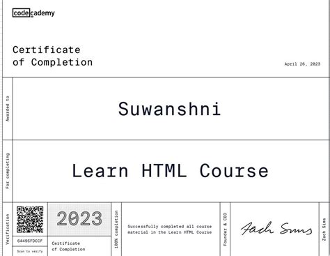 Html Codecademy Generationindia Webdevelopment Learningjourney Suwanshni