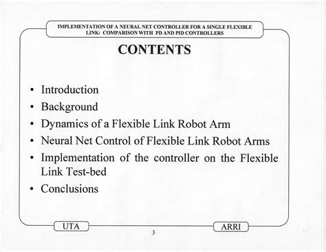 Neural Network Control Of A Flexible Link Luis Benigno Gutiérrez Zea