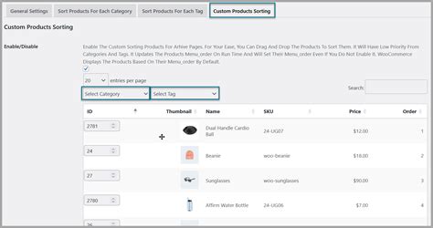 Sort Products Woocommerce Marketplace
