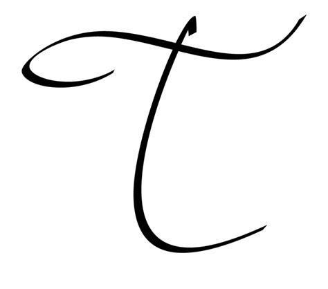 Fancy T Letter