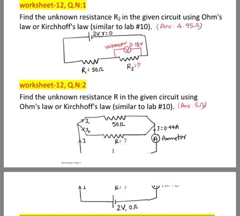 How To Find Unknown Resistance In Series Circuit