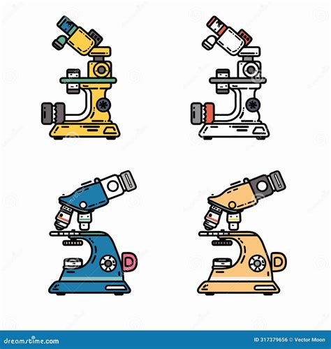 Microscopes Royalty Free Illustration 11533749