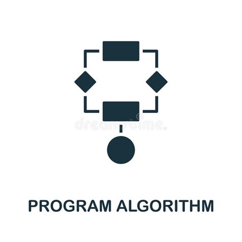 Algorithm Icon Monochrome Style Design From Machine Learning Icon Collection Ui And Ux Pixel