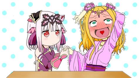 自分を才川リコだと思いこんでいる転生メイメイと転生ハク Anime Art